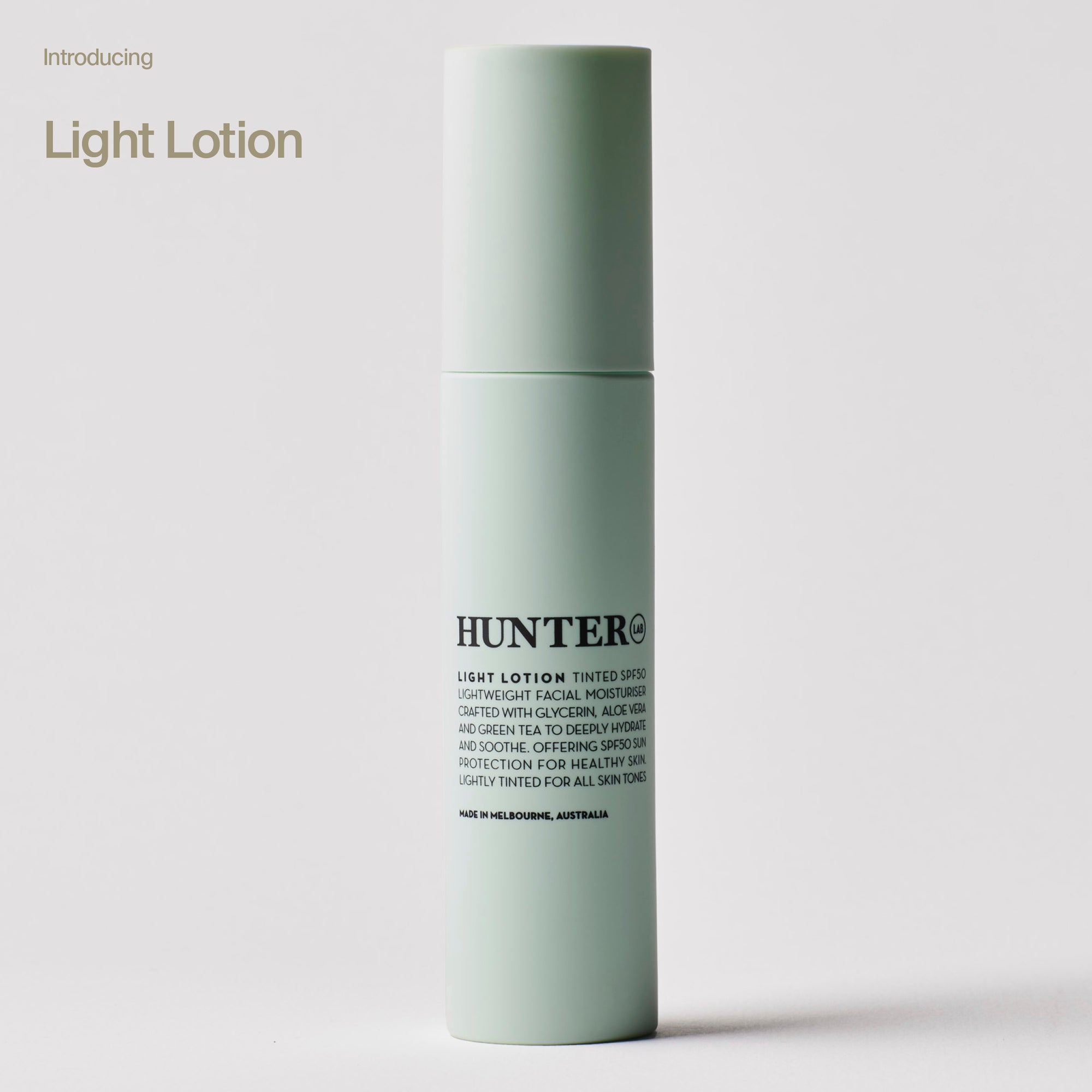 Hunter Lab's Light Lotion Product